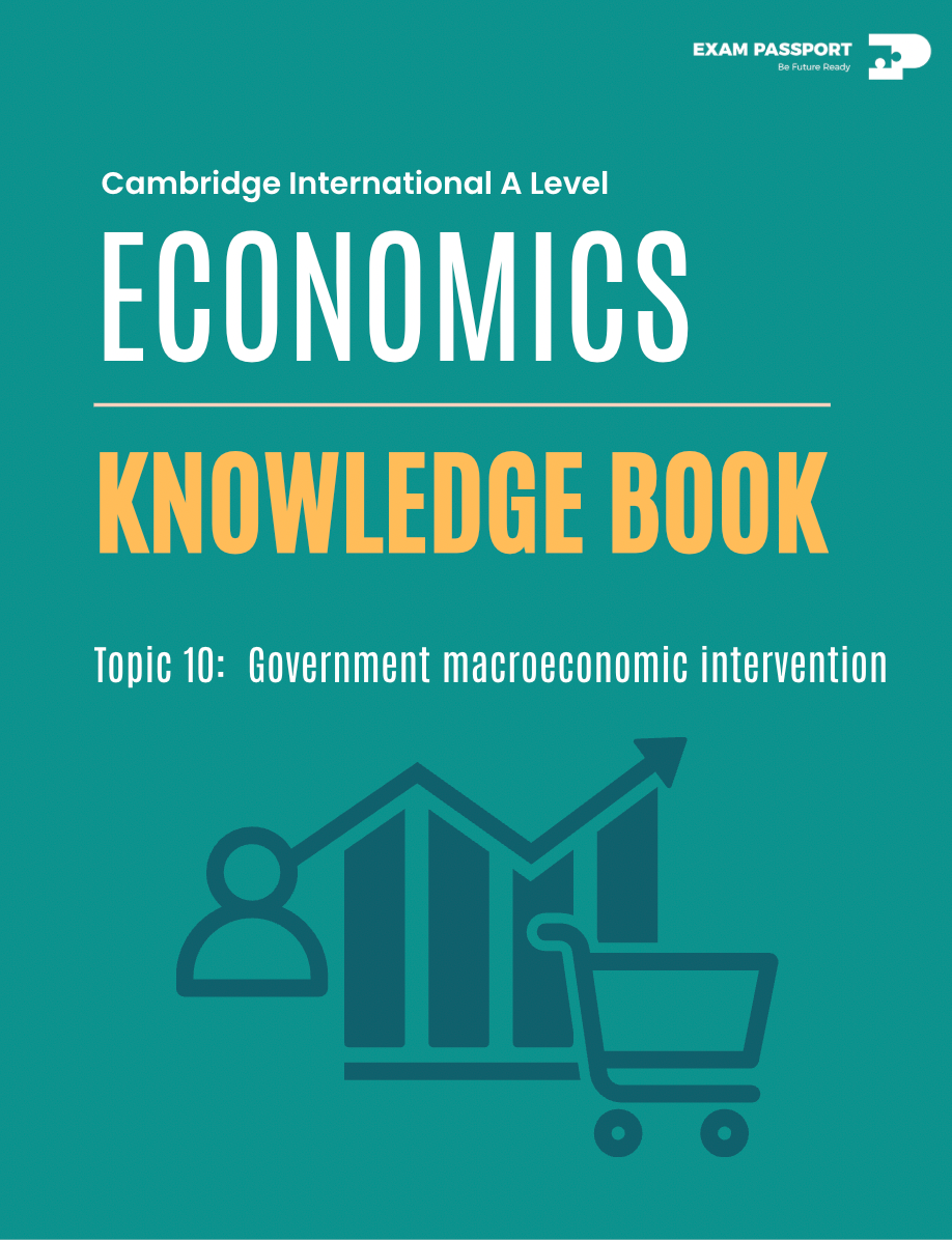 Topic 10 CIE A-Level Economics Knowledge Book | ExamPassport